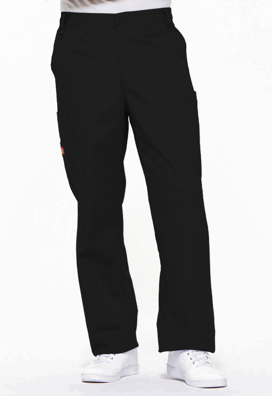 81006 BLWZ Men's Zip Fly Pull-On Pant Black/L