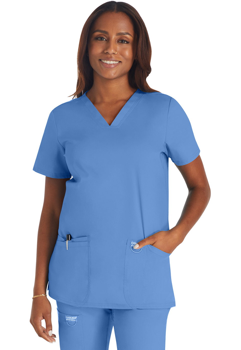 WW620 Cherokee Revolution V-Neck Top